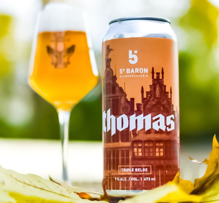 Frère Thomas Trappist Beer by 5e Baron - Le temps d'une bière